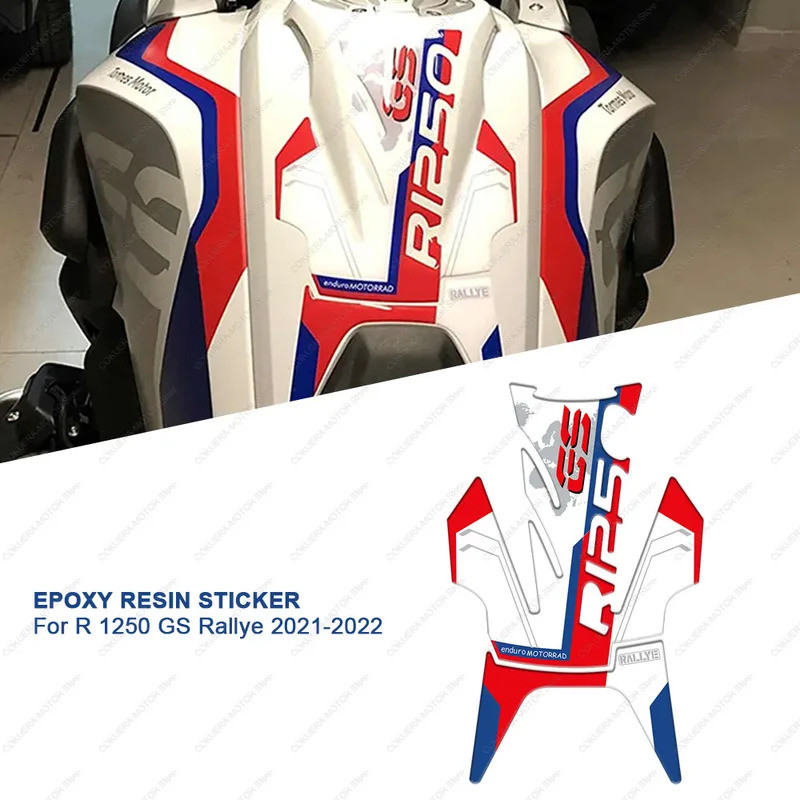 for BMW R 1250 GS Rallye 2021-2022 Motorcycle Fuel Tank Pad Knee Decal ...