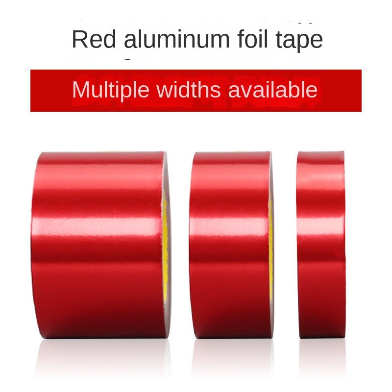 Red Aluminum Foil Tape High Temperature Resistant Leak Repair Fire ...