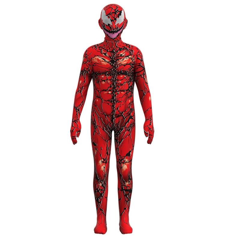 Halloween Costume cos Venom 2 Red Venom Bodysuit Bodysuit Spiderman ...