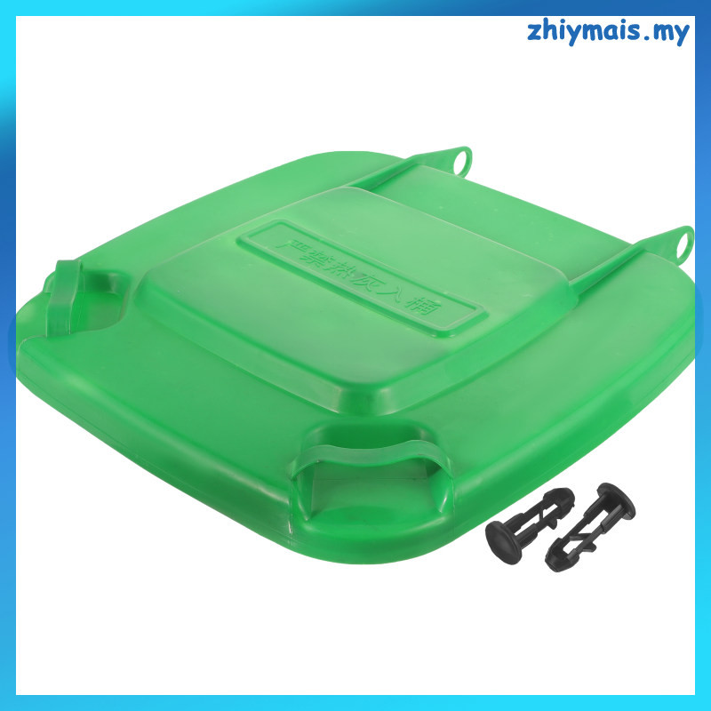 Trash Can with Lid Wheelie Bin Lids Waste Cover Garbage Accessory Cans ...