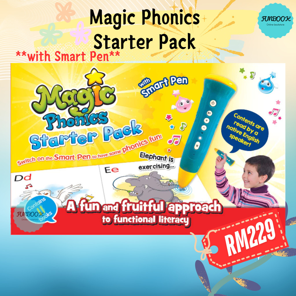 Pelangi Storybooks Magic Phonics Starter Pack W.Smart Pen | Shopee Malaysia