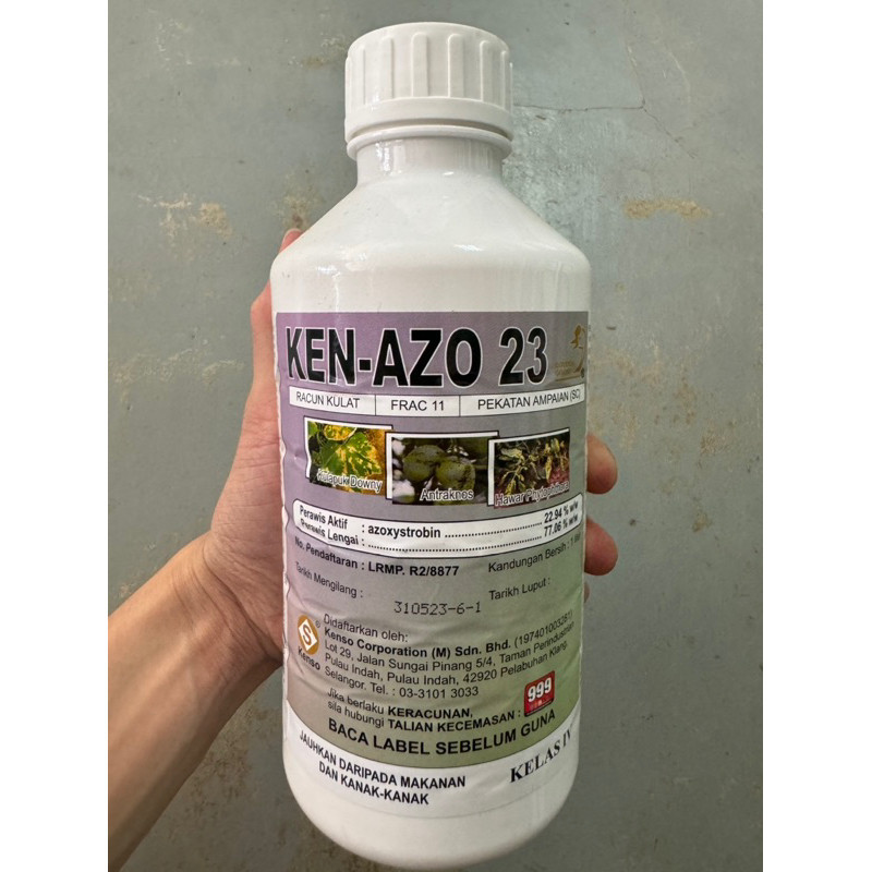 [ORIGINAL] 1L Ken Azo 23 Kenso Azoxytstrobin 22.94% Racun Kulat (sama ...