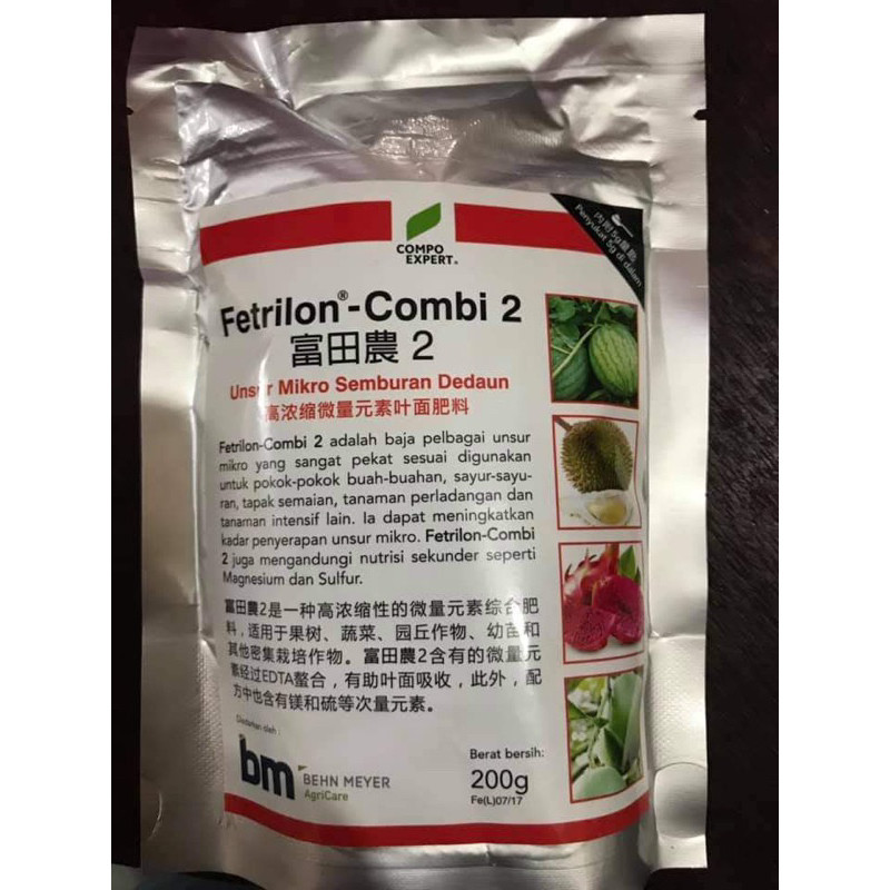 [ORIGINAL] 200G Fetrilon Combi 1 2 Baja Buah Micronutrient Fertilizer ...