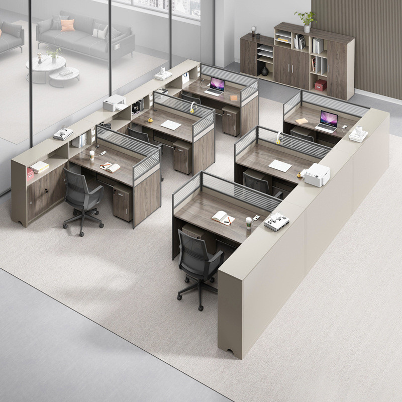 【FYS】Staff Desk Desk Staff Desk Four People 4 People 6 Financial Room ...