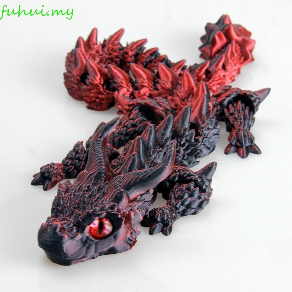 FUHUI Simulated Dragon Ornament, 3D Printed Creative Dragon Toy, New ...