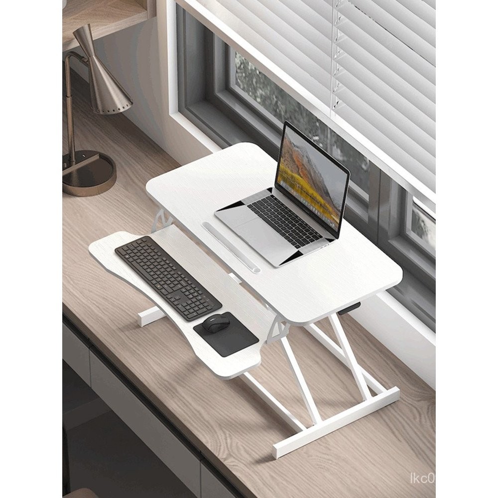 Elevated Standing Computer Desk Foldable Desk Standing Mobile Notebook ...