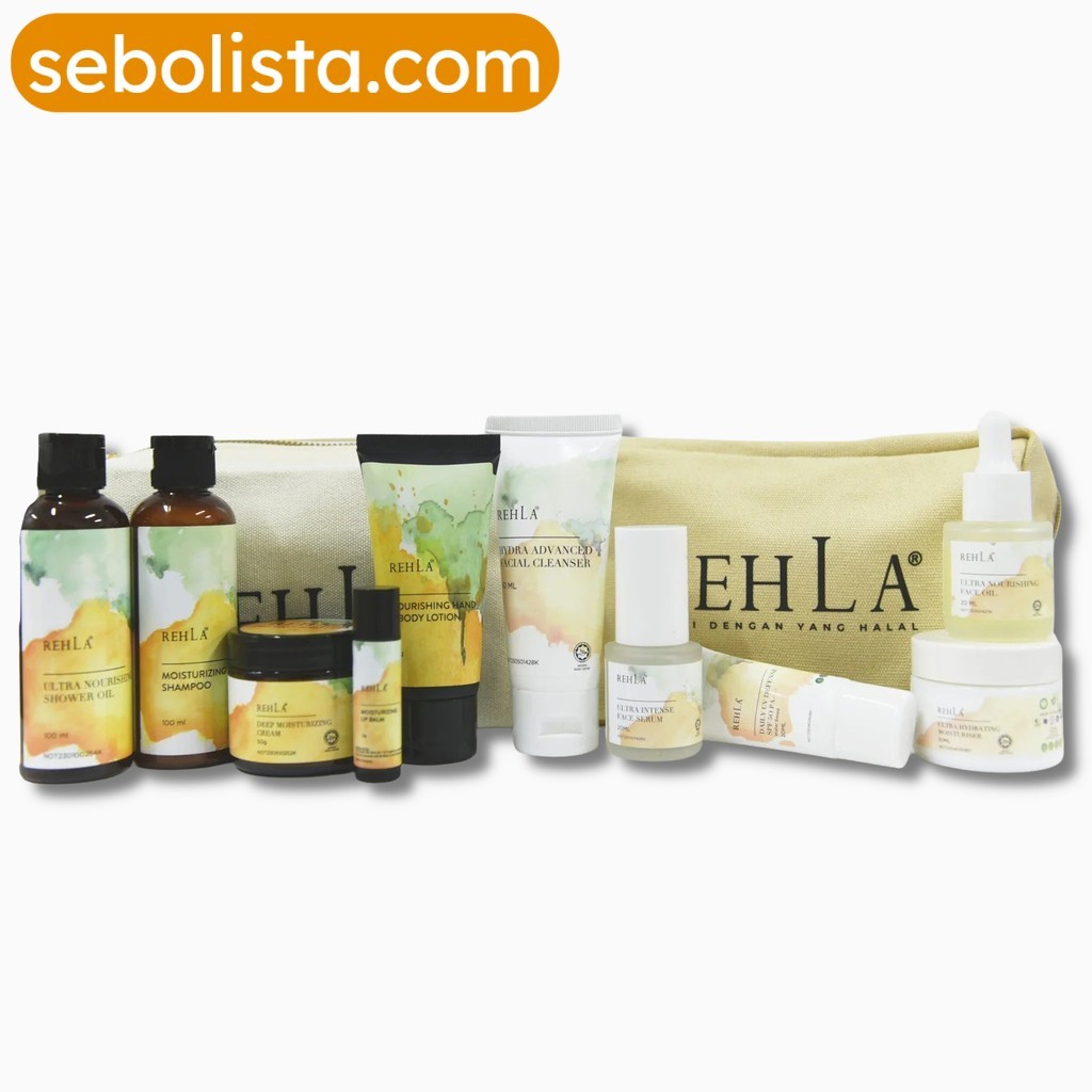 RehLa Ultimate Body & Skincare Kit untuk Haji Umrah – Halal, Ihram-Friendly Complete Care ...