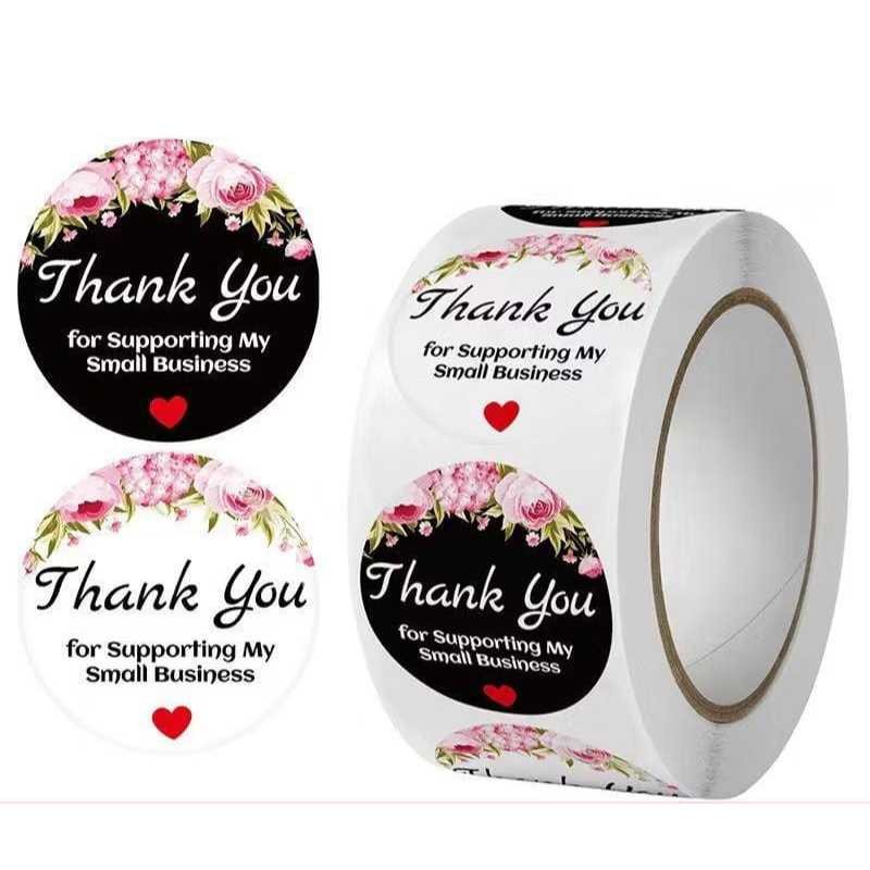 Ods Thank You Label Stickers//Random Stickers 1 Roll Contains 250 pcs ...