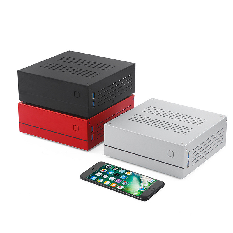 XQBOX A01 Case HTPC Horizontal Computer Case ITX Mini Small Case Kes ...