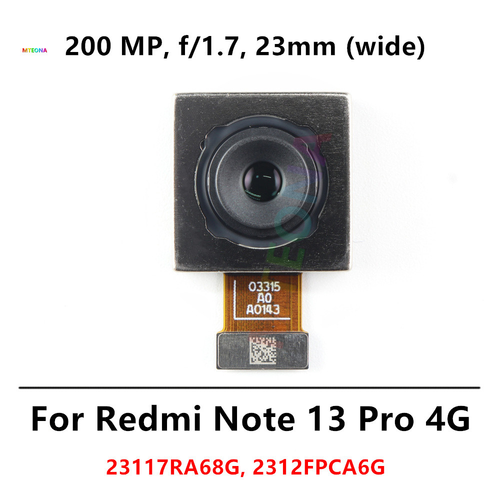 200MP Main Big Wide Rear View Back Camera For Xiaomi Redmi Note 13 Pro ...