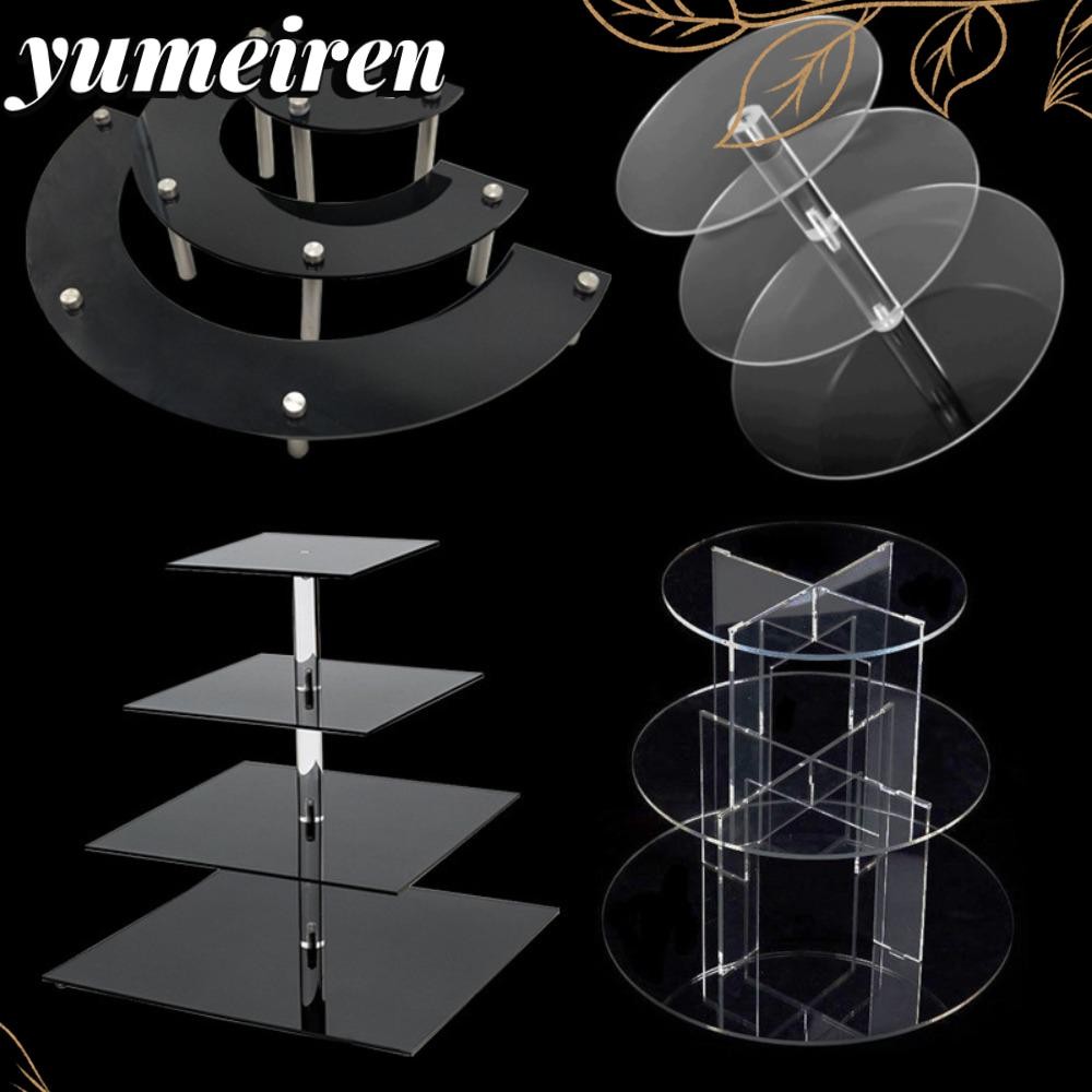 YUMEIREN Garage Kit Display Racks, Half Moon Shape Acrylic Cosmetics ...