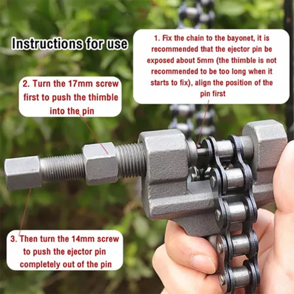 Motorcycle Chain Breaker Link Removal Splitter Motor 420/428/530 Chain ...
