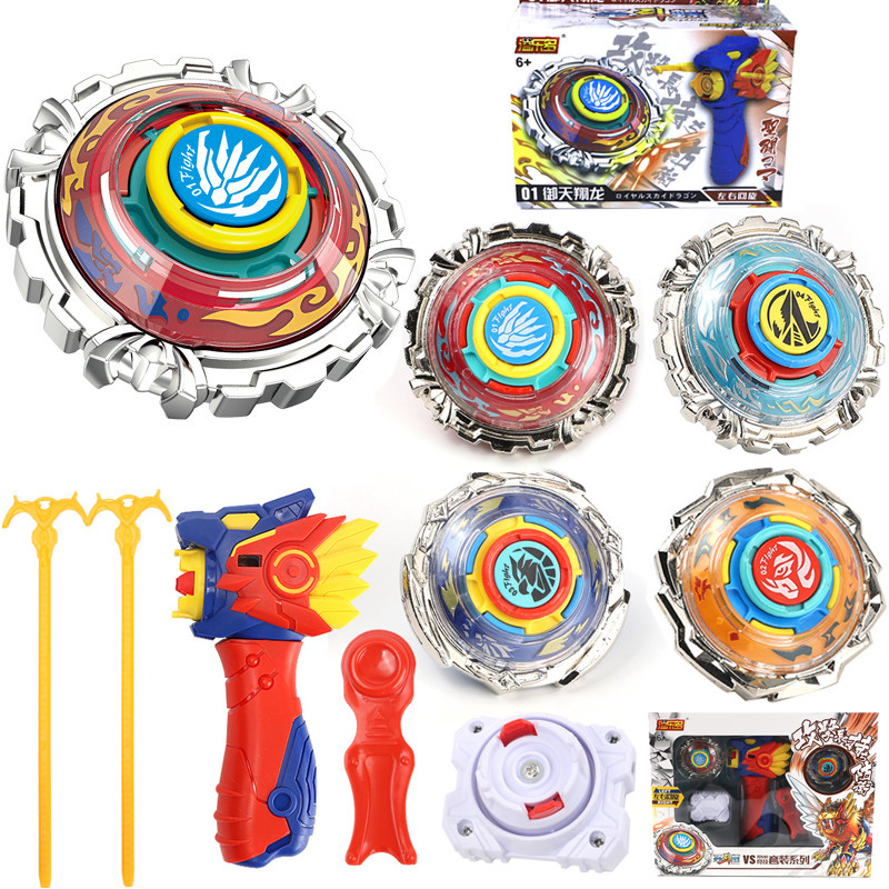 Battle Beyblade Battle Gyro Pull-out Launcher Rotating Gyro Beyblade X Alloy version Spinning ...