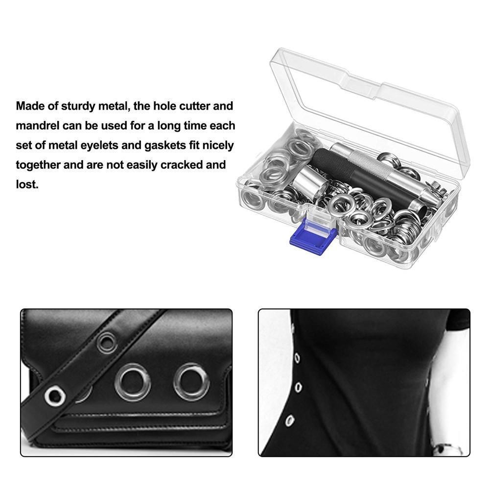 Set Eyelet Tool Set Grommet Kit Punch Grommets Tarpaulin Eyelet Kit ...