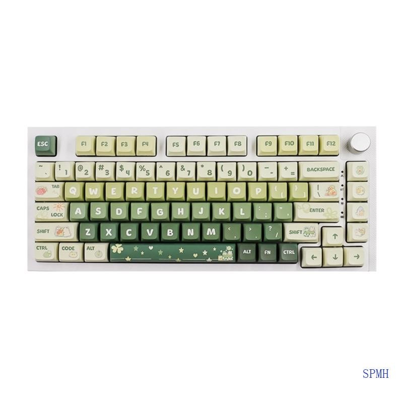 SUP XDA PBT Keycaps Light Green Sublimation forMX Switches Mechanical ...