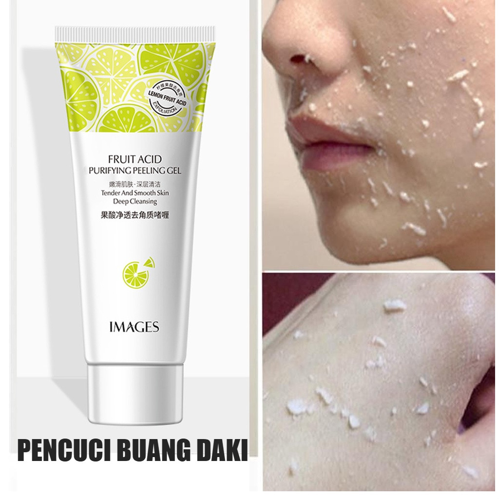 IMAGES Fruit Acid Purifying Peeling Gel Exfoliating Facial Scrub / Gel ...