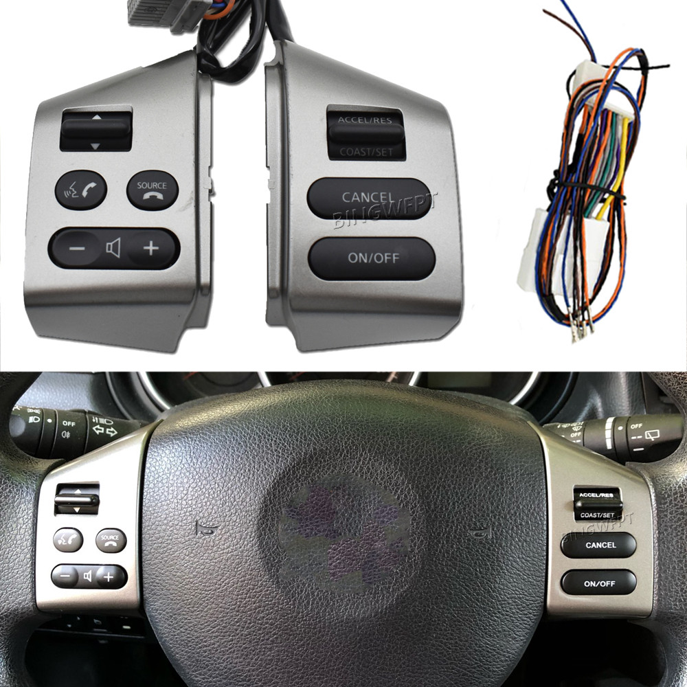 Car Styling Buttons FOR Nissan LIVINA 2007-2010 & FOR Nissan TIIDA 2005 ...