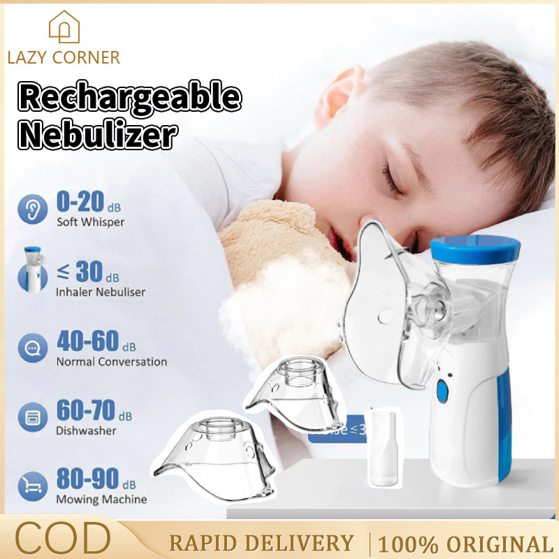 Portable Rechargeable Nebulizer Inhaler for Asthma Kids and Adults For ...