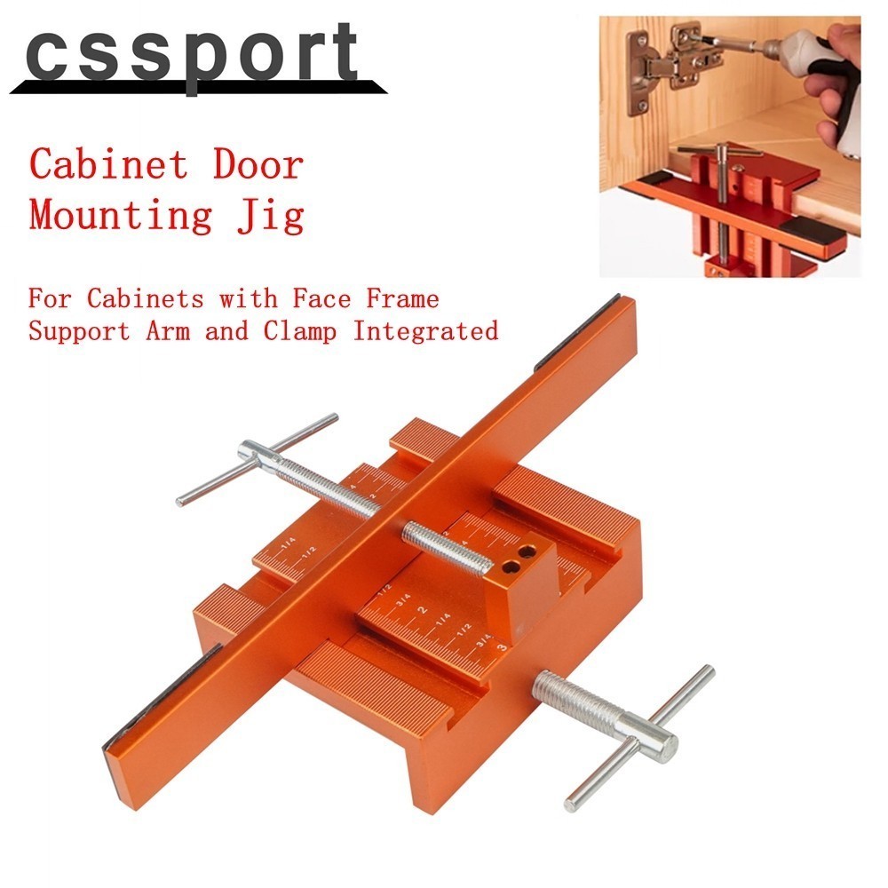 Cabinet Door Mounting Jig Body Heavy Duty Tool Aluminum Alloy For ...