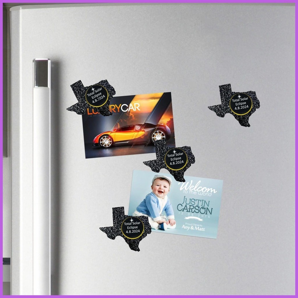 Solar Eclipse Refrigerator Magnet 2024 Eclipse of The Sun Fridge Magnet ...