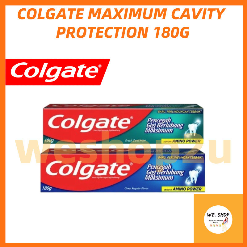 (NEW &LIVE) Colgate Maximum Cavity Protection Fresh Cool Mint/Great ...