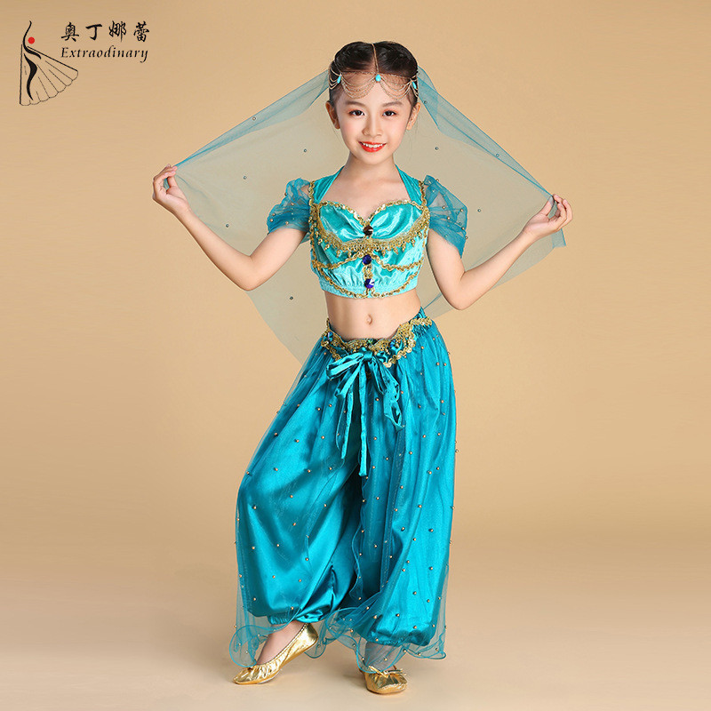 Girls cosplay Princess Jasmine Anime Costume Female Halloween Anime cos ...