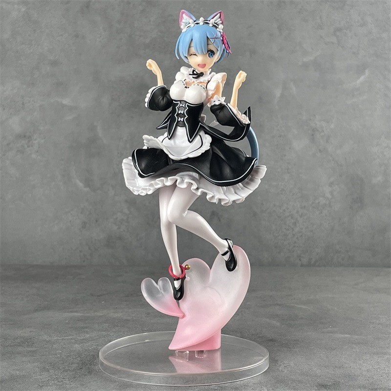 Life From Scratch Life in Another World Maid Rem Rem Cat Ear Scene ...