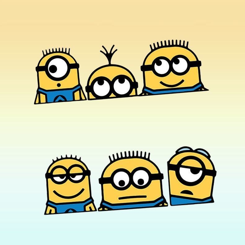 Bumper Scratch Blocking Waterproof Cartoon Car Sticker Minions Big Eyes ...