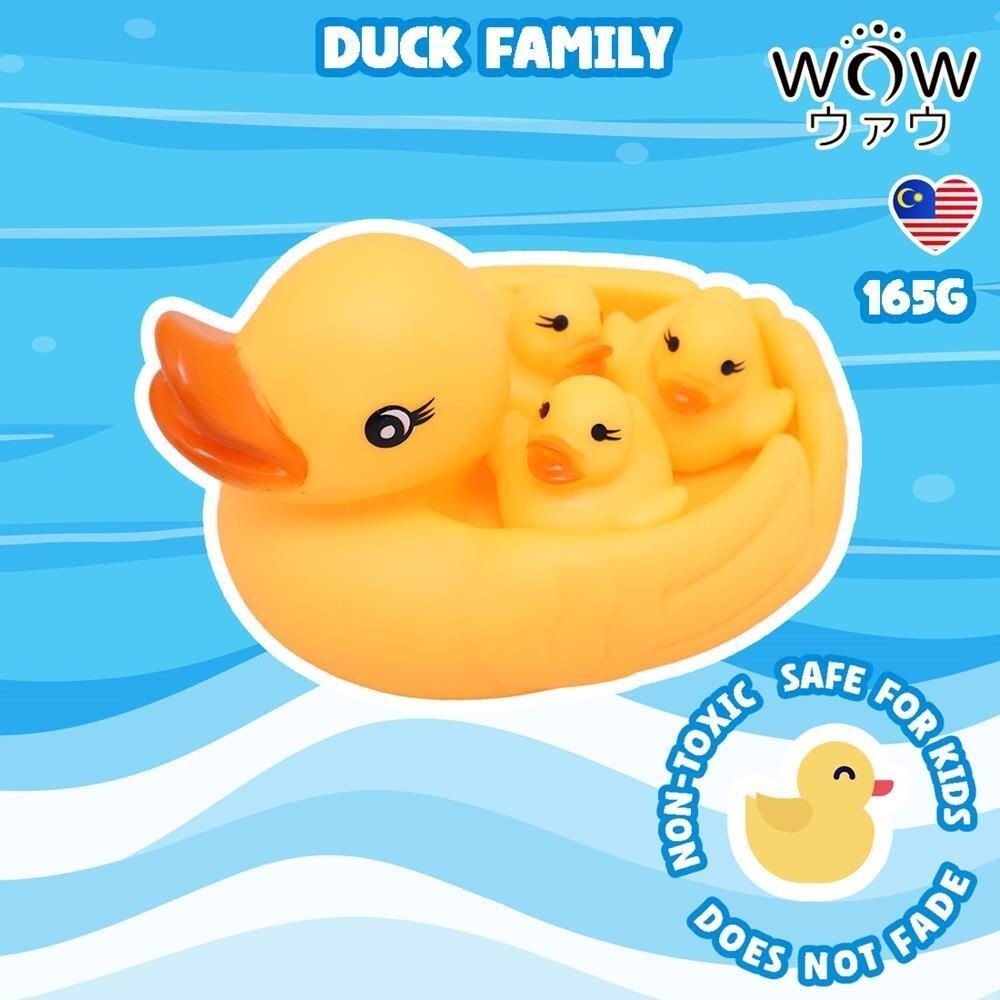 WOW Bath Toys Large Duck Family Non Toxic Safe to Play [BT001] | Shopee ...