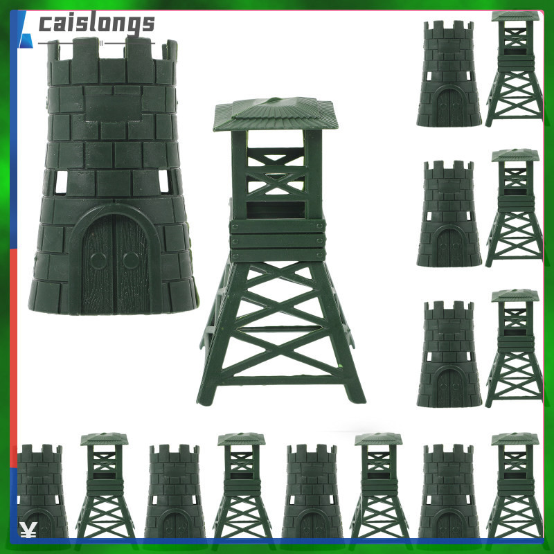 Militar-y Base Toys Model Fortress Tower Army Action Figure Kits Gift ...