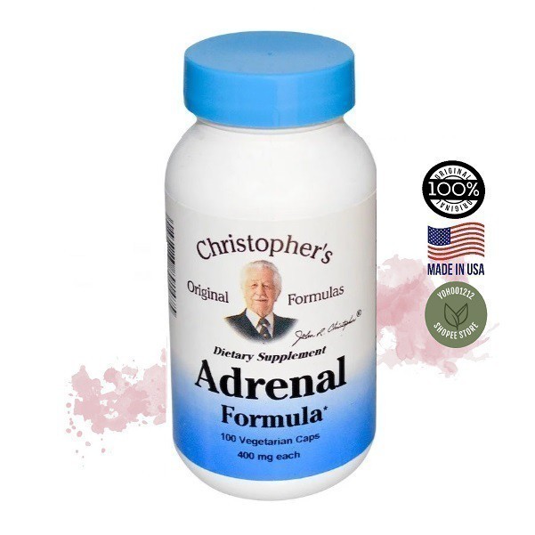 [Ready Stocks] Christopher's Original Formulas, Adrenal Formula, 400mg ...