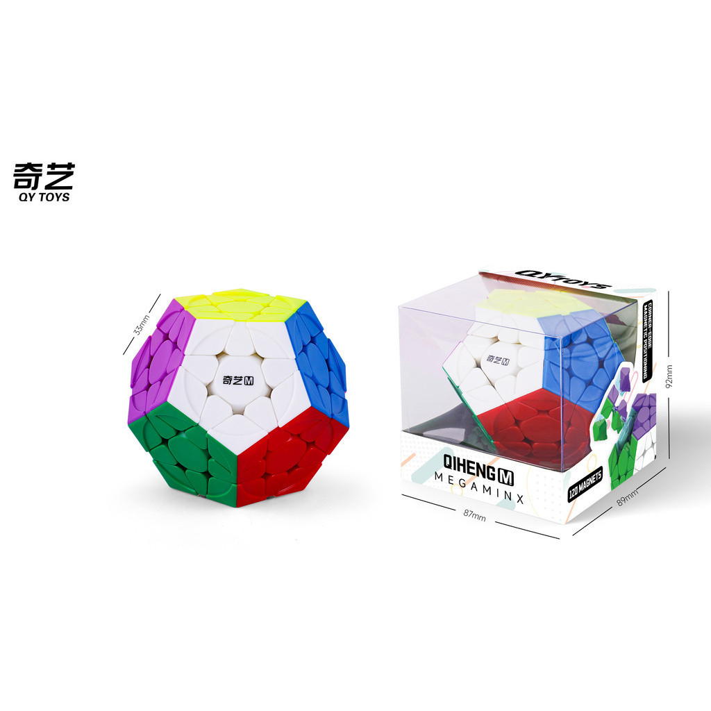 Qiyi Qiheng M 3x3 Megaminx S2 M Magnetic Cube Stickerless Pentagon ...