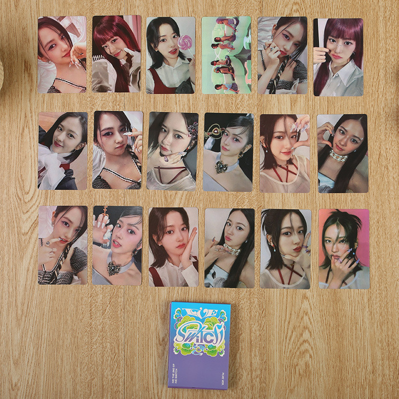 5-18pcs/set IVE SWITCH Photocards 2nd Mini Album Makestar POB Lomo Cards REI LIZ LEESEO WONYOUNG ...