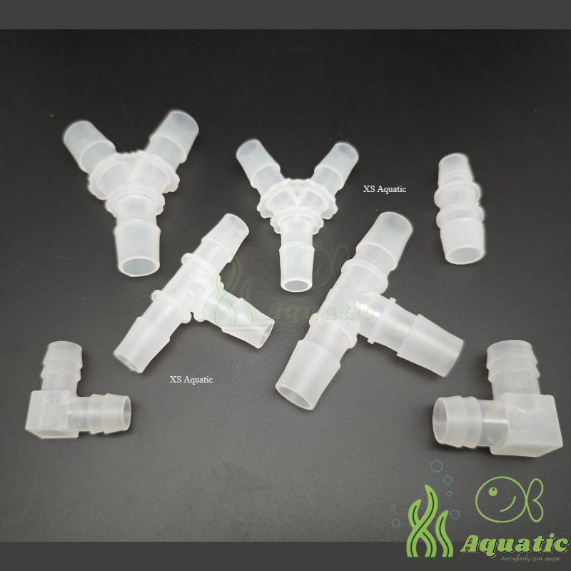 Aquarium Hose Connector Splitter Plastic Elbow L Y T Shape For Canister ...