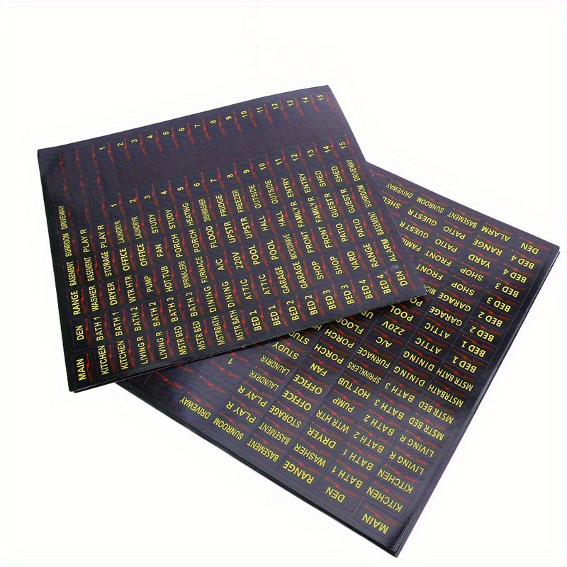 (lalang2.my)Electrical box panel labels, circuit breaker classification ...