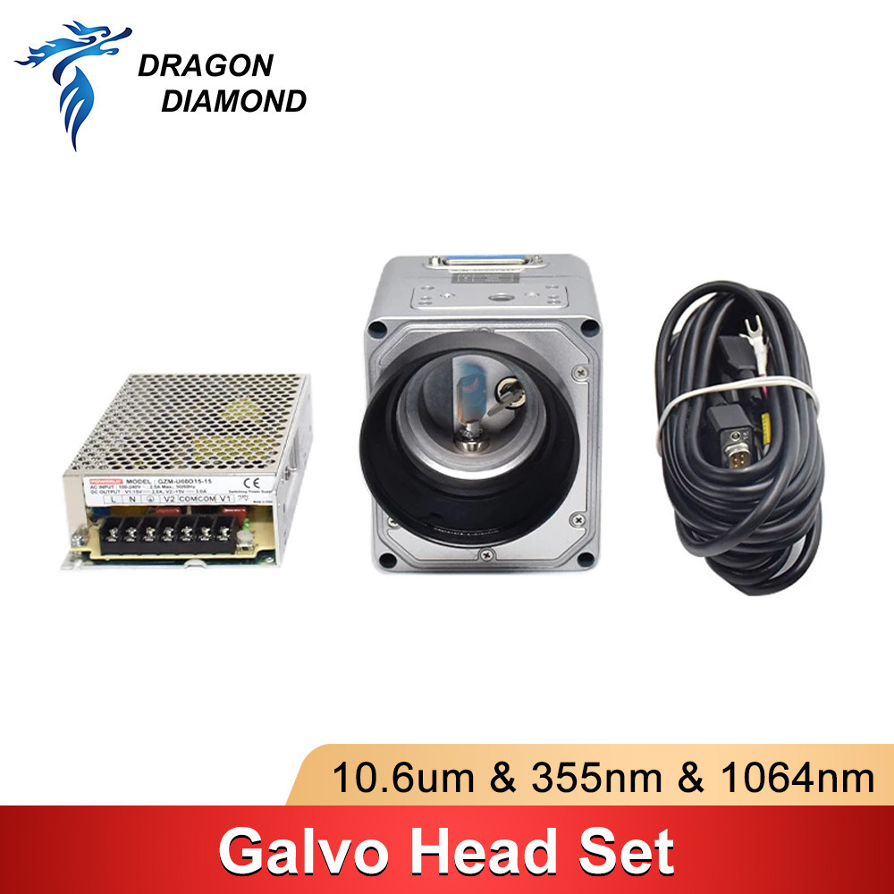 Original RC1001 Fiber Laser Scanning Galvo Head Set 10.6um &1064nm ...