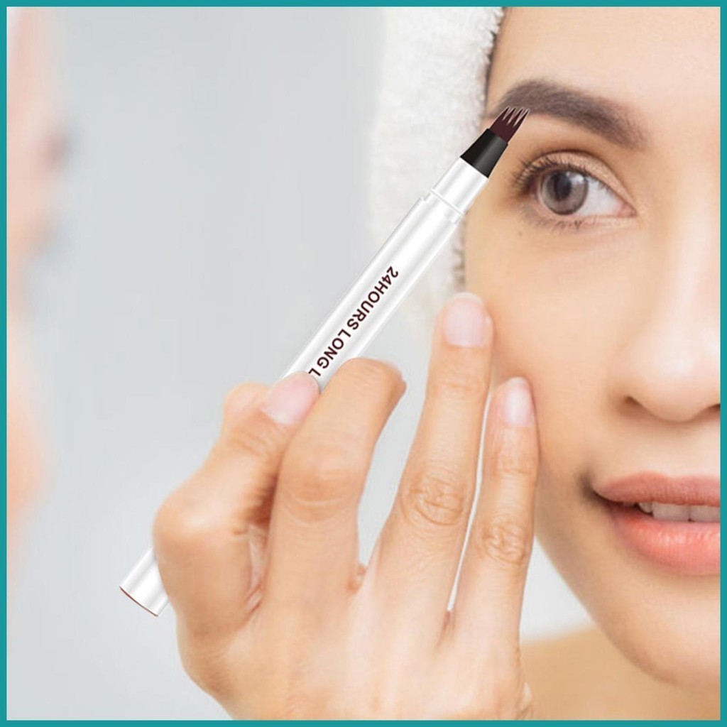 4 Point Eyebrow Pencil Contouring Pen for Natural Brows Waterproof ...