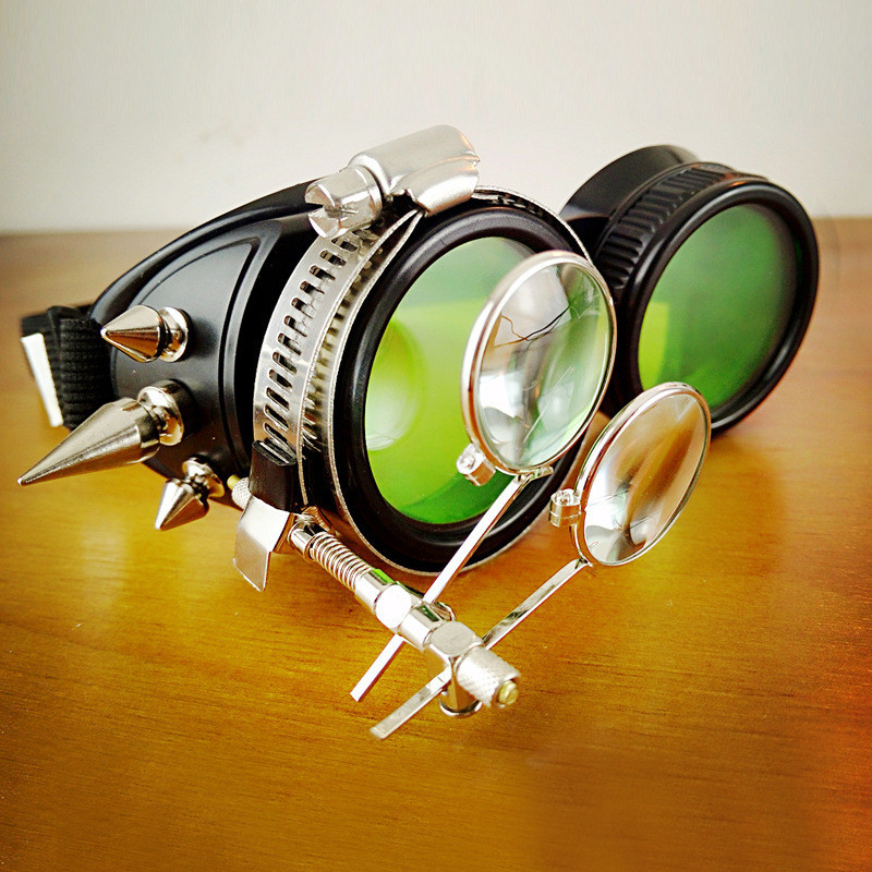 Steampunk Industrial Retro Goggles Goggles Medieval Glasses Shooting ...