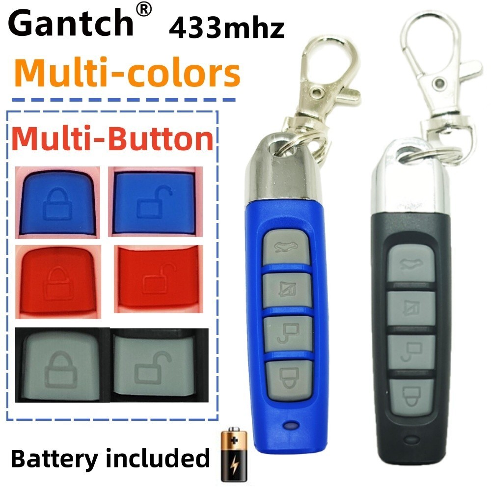 433 MHz RF Wireless Remote Control with 4 Channels for Automatic Door ...