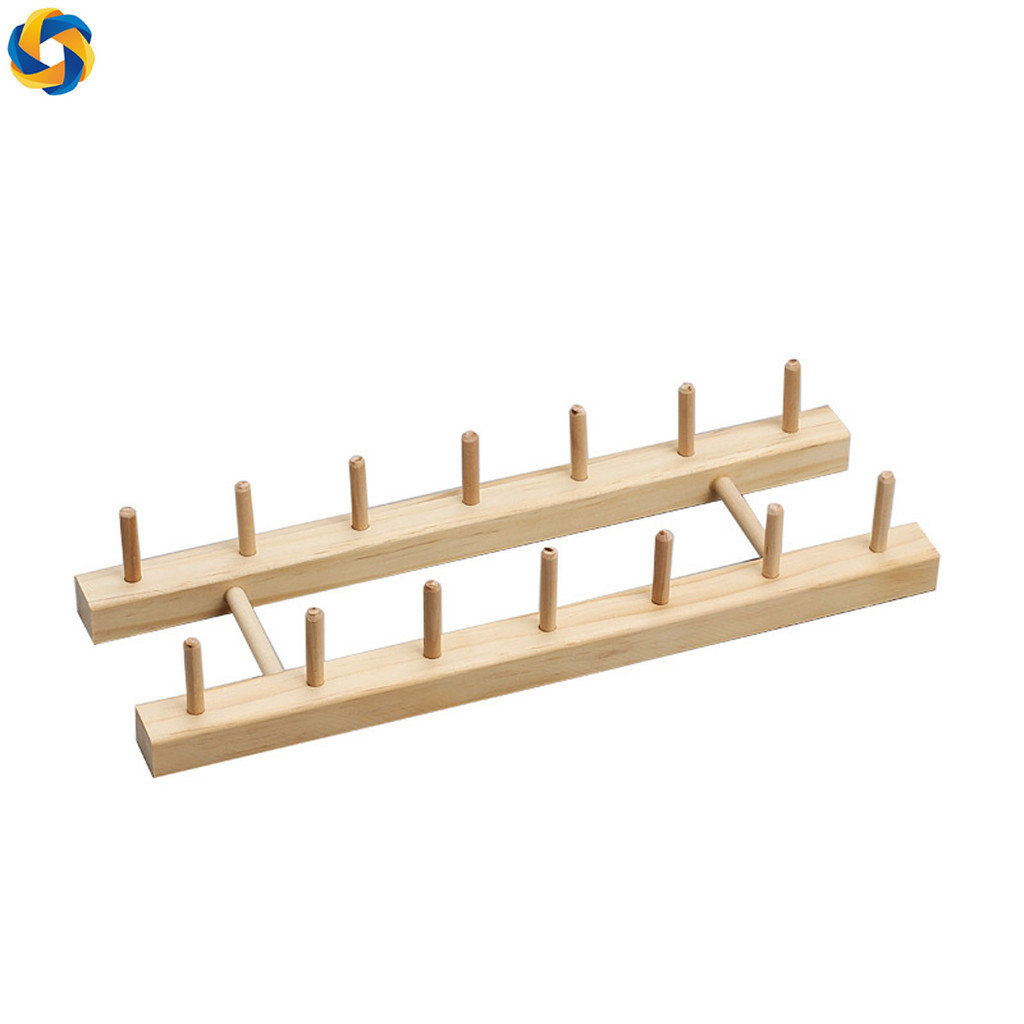 MK Wooden Spool Organizer Sewing Thread Storage Bracket Roll Needlework ...