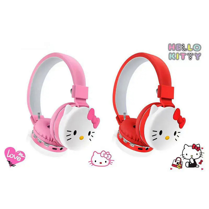 Kawaii Y2K Hello Kitty Wireless Bluetooth Headphones With Mic Noise ...