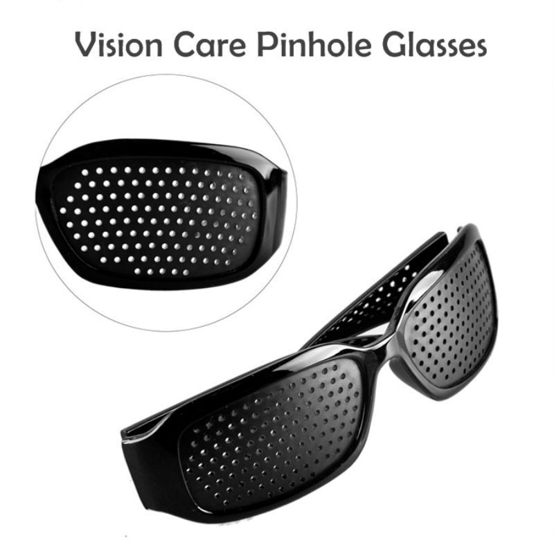 Eye Care Pinhole Glasses Improves Eyesight Cermin Mata Terapi | Shopee ...