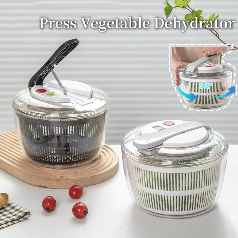 Salad Spinner Drain Basket Salad Dehydrator Machine Salad Dryer ...