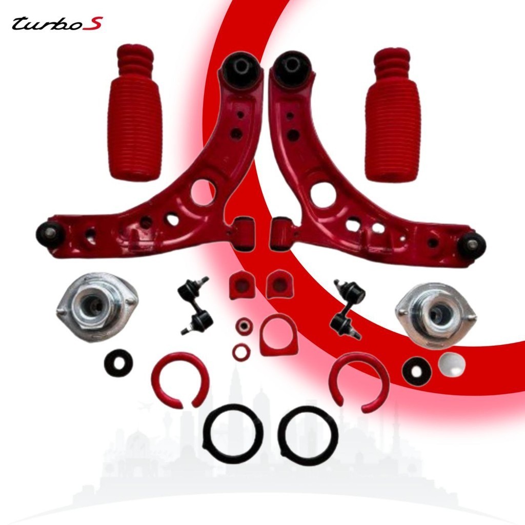 21 ITEM COMPLETE SET LOWER ARM/STABILIZER LINK/STEERING RACK BUSH ...