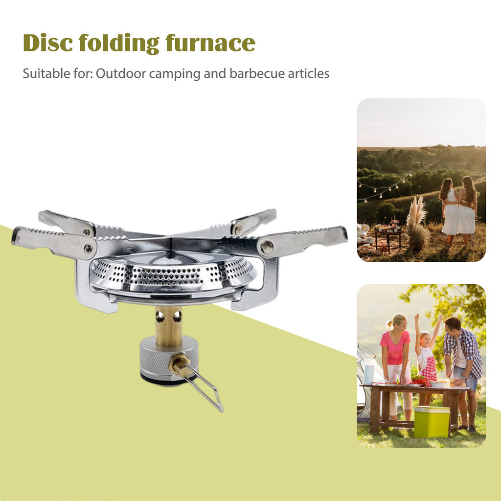 One-piece Outdoor Stove Heads Portable Foldable Flat Gas Tank Stoves ...