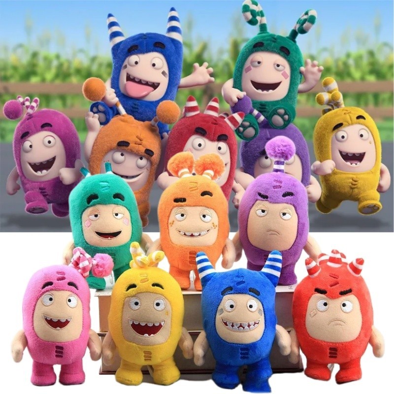 Oddbods mainan Plush Cute dan Funny Cartoon Dolls hadiah kanak-kanak ...
