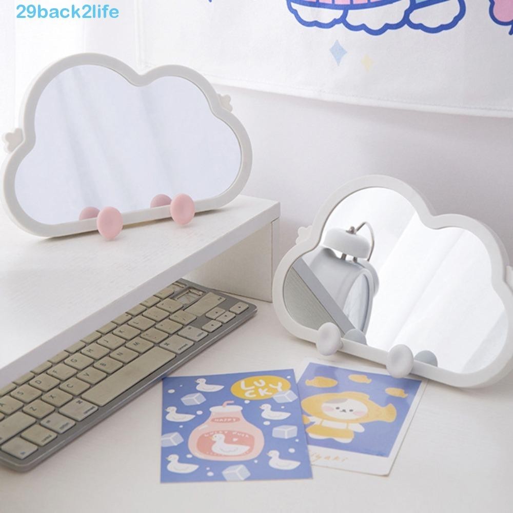 BACK2LIFE Cloud Makeup Mirror, Foldable Wall Mounted Folding Vanity ...