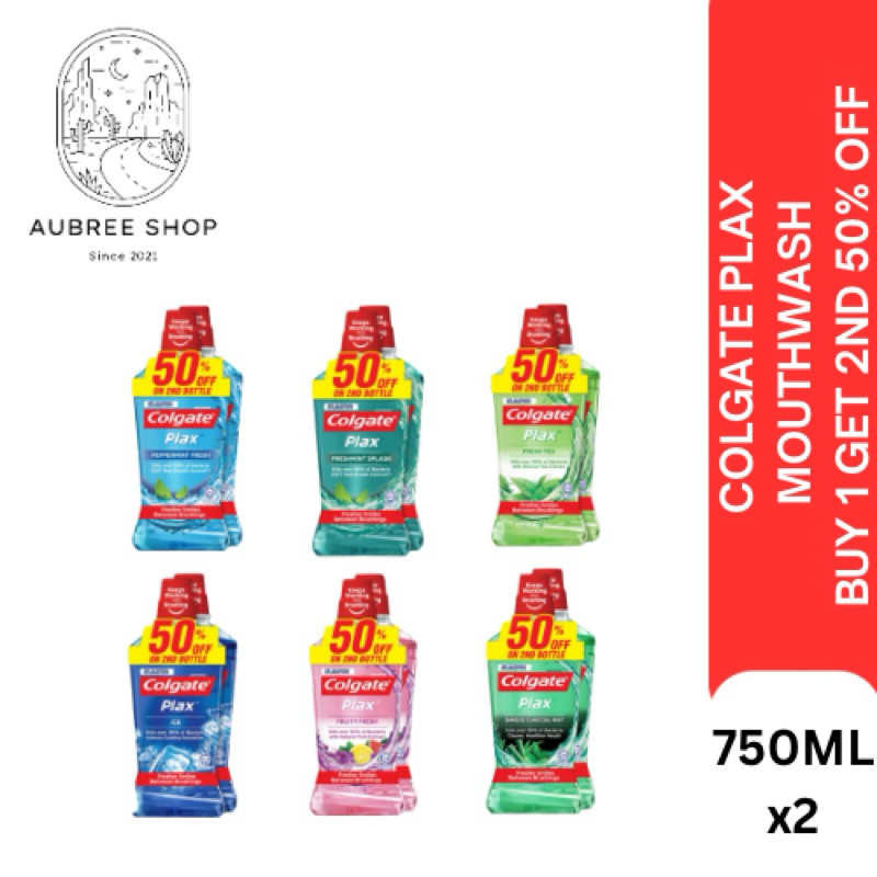 COLGATE PLAX MOUTHWASH 750ML BUY 1 GET 2ND 50% OFF | Shopee Malaysia