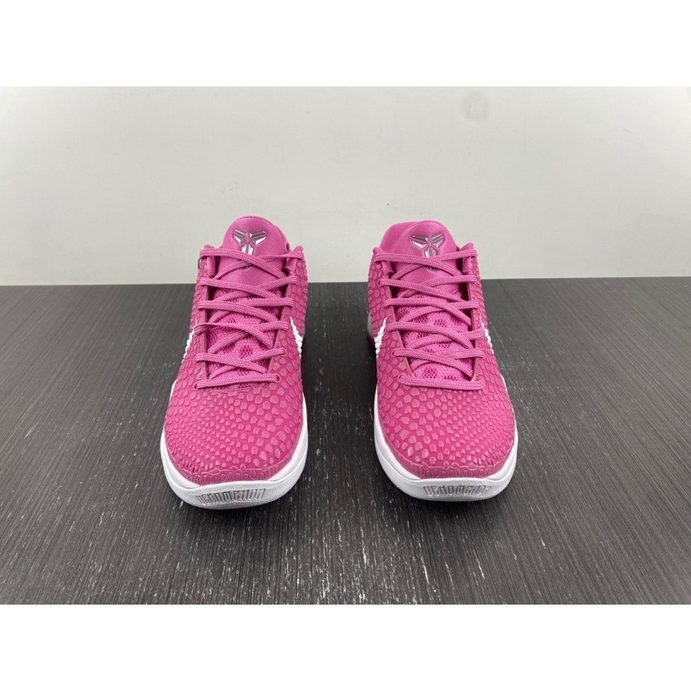 NK Zoom Kobe 6 Protro Kay Yow Pinkfire/white-Metallic Silver Basketball ...