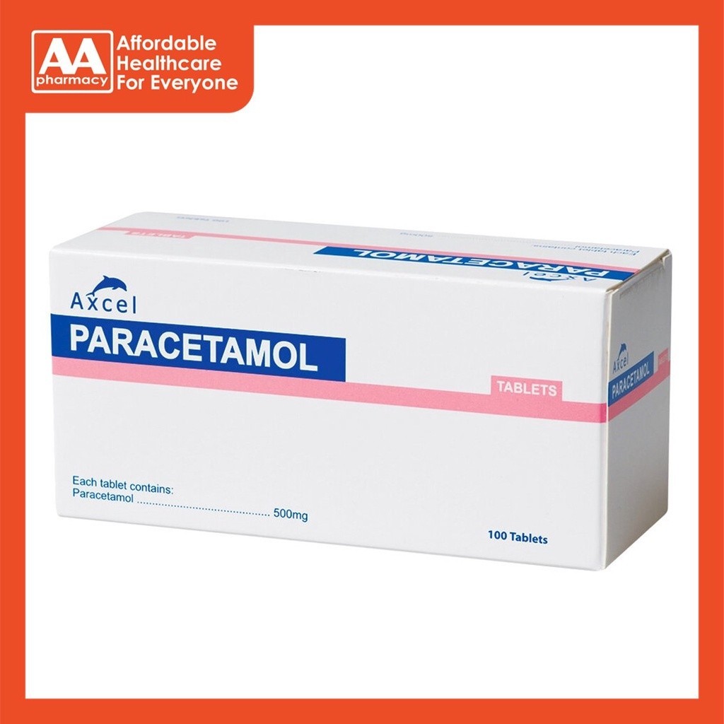 Axcel Paracetamol 500mg Tablet (100's) | Shopee Malaysia
